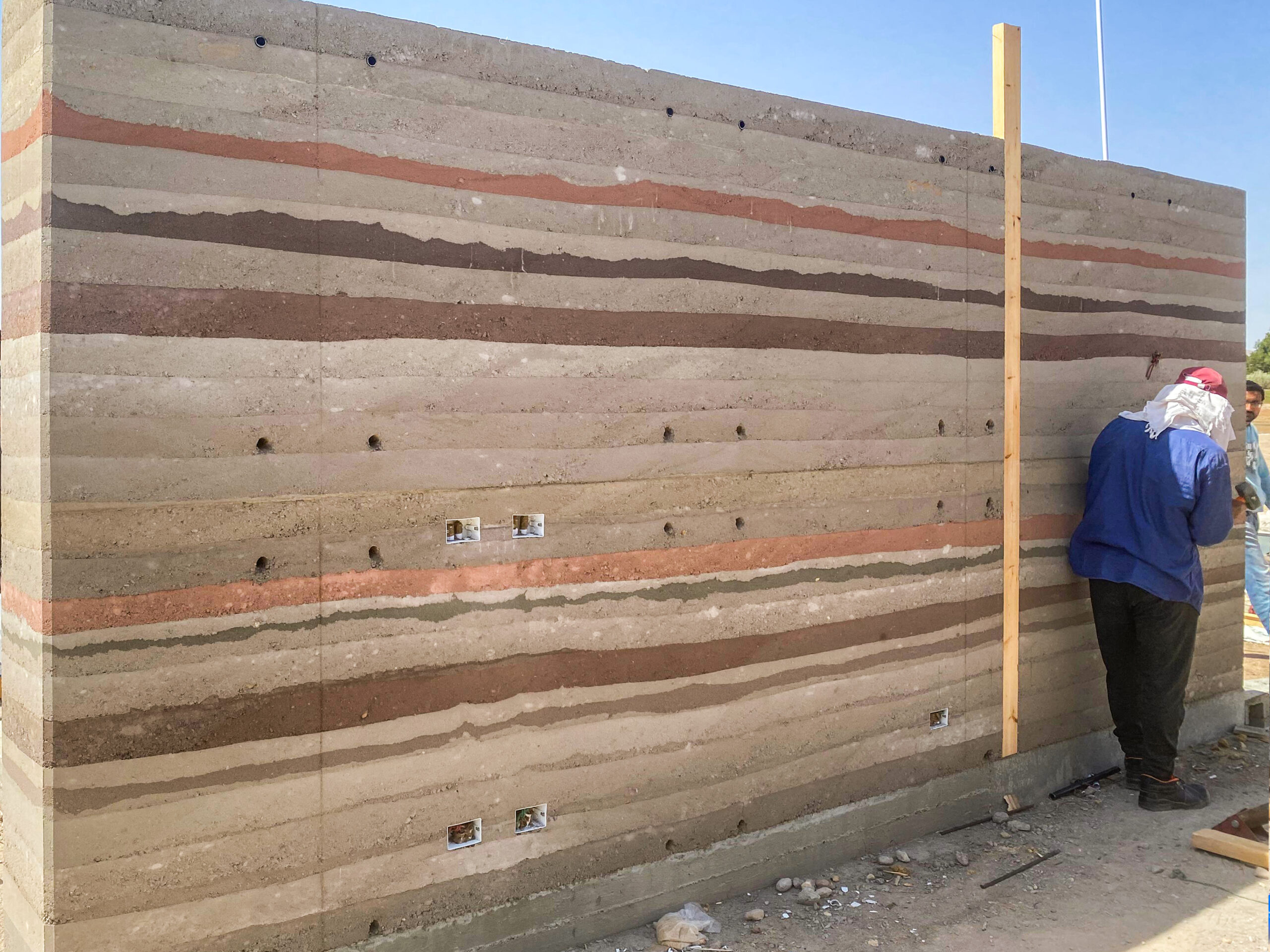 Studio Seilern Architects - Construction Update: Art Island Rammed ...